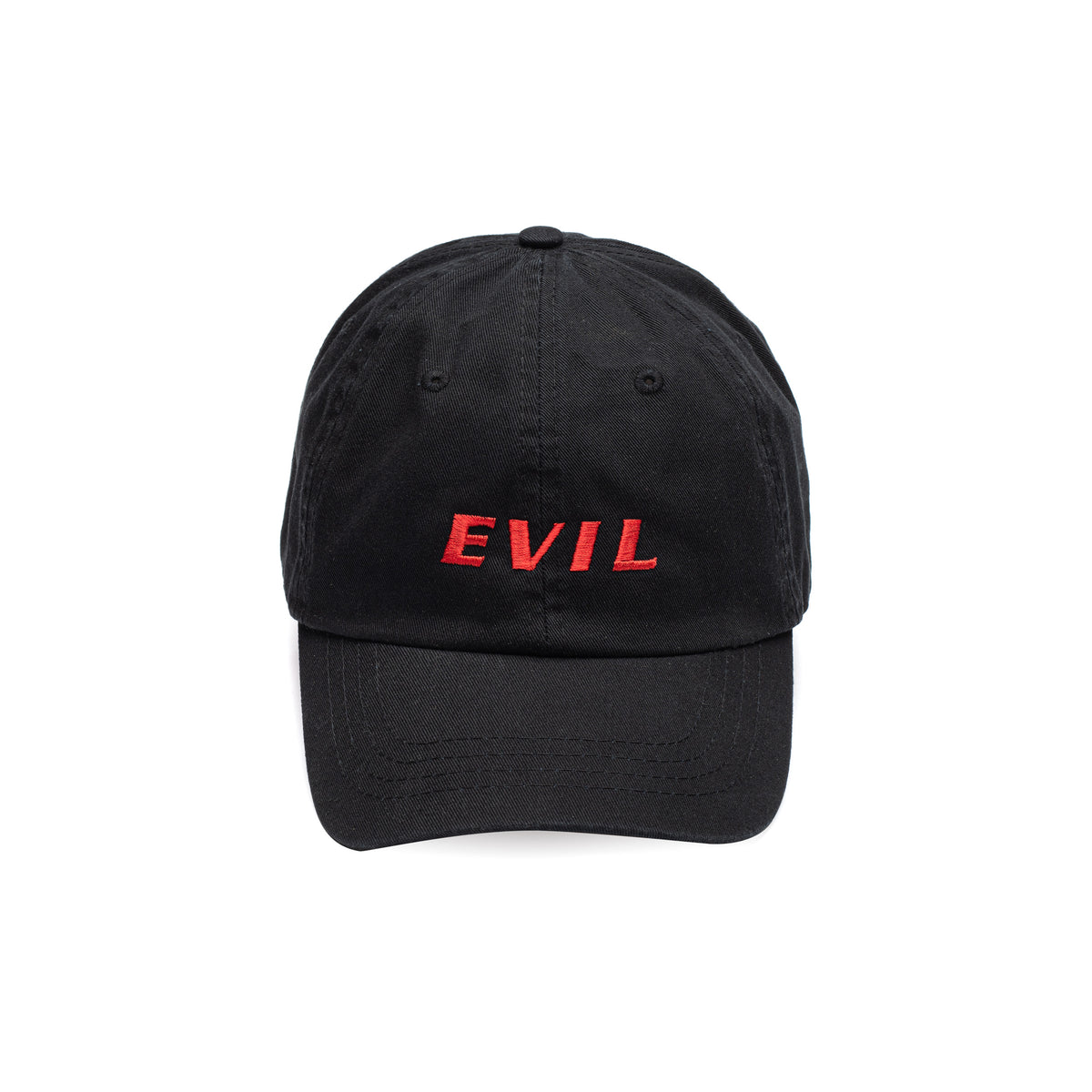 New Evil Logo Black Cap – Evil Angel Apparel & Merch Store